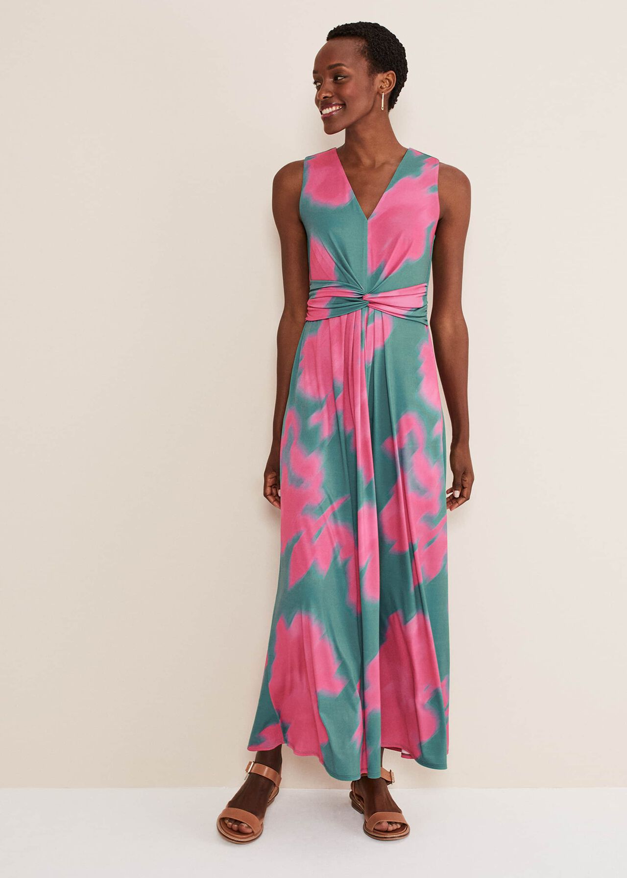 Madison Abstract Maxi Dress | Phase Eight UK