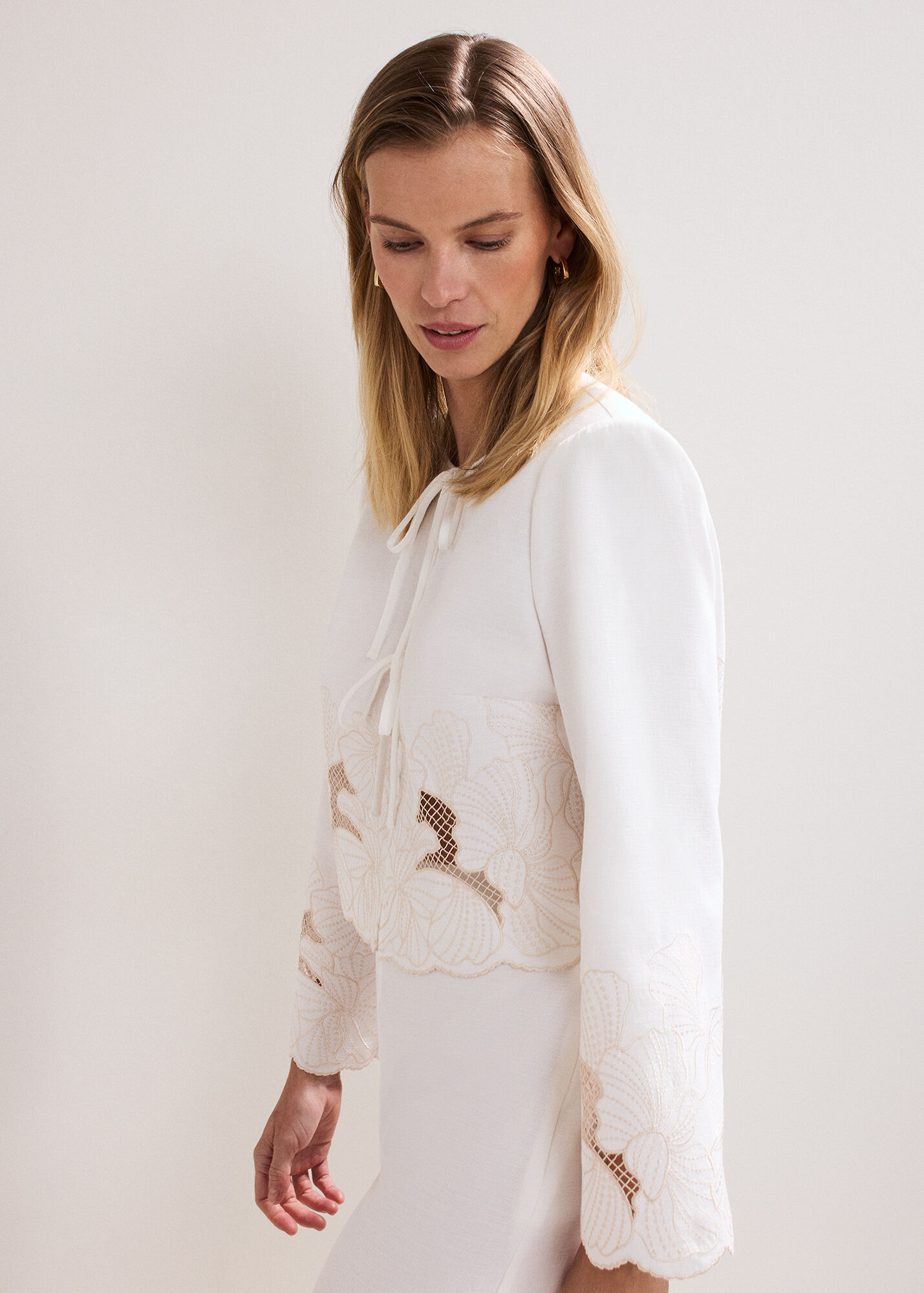 Svea Broderie Jacket | Phase Eight UK