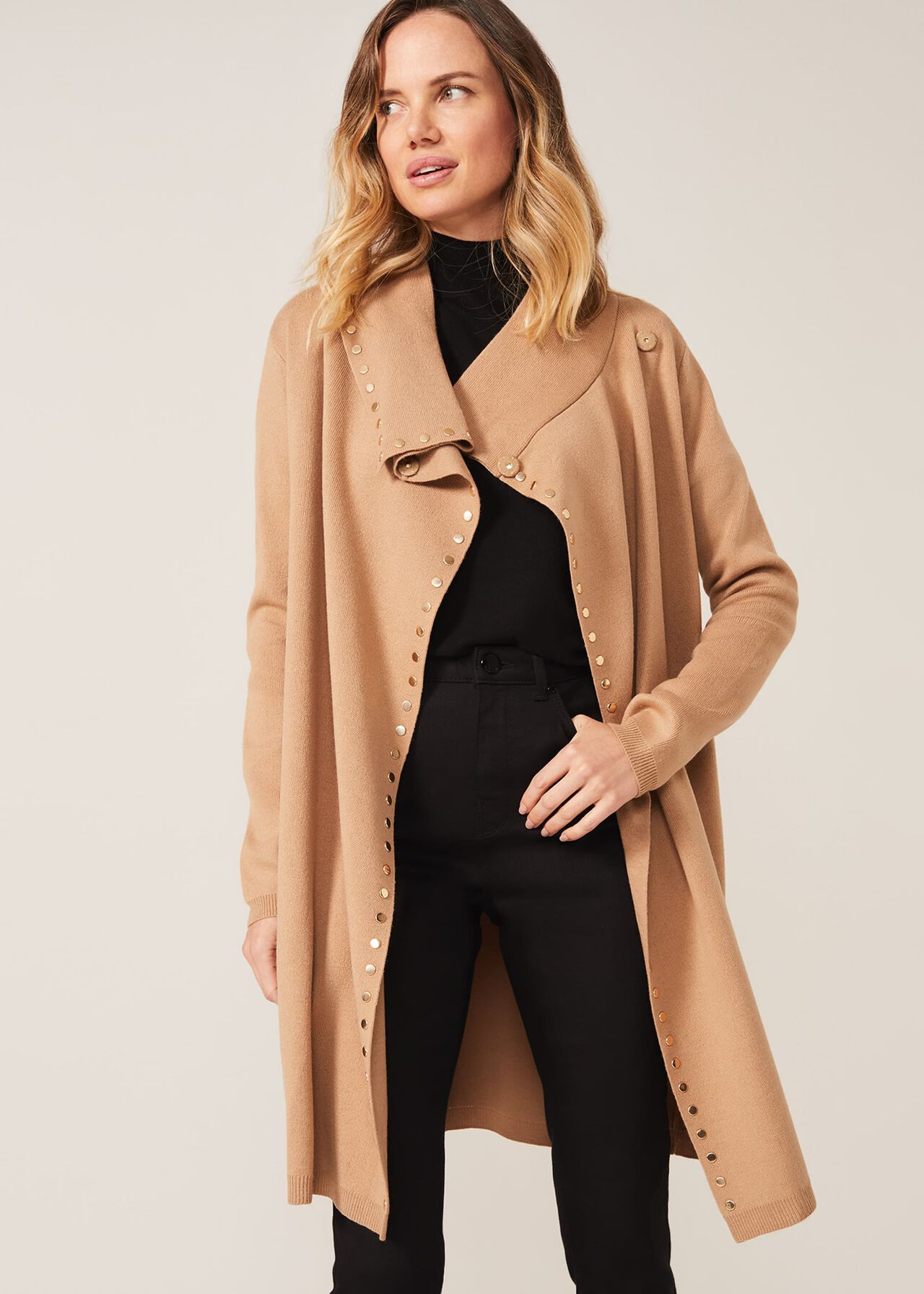 Paloma Stud Coatigan | Phase Eight UK