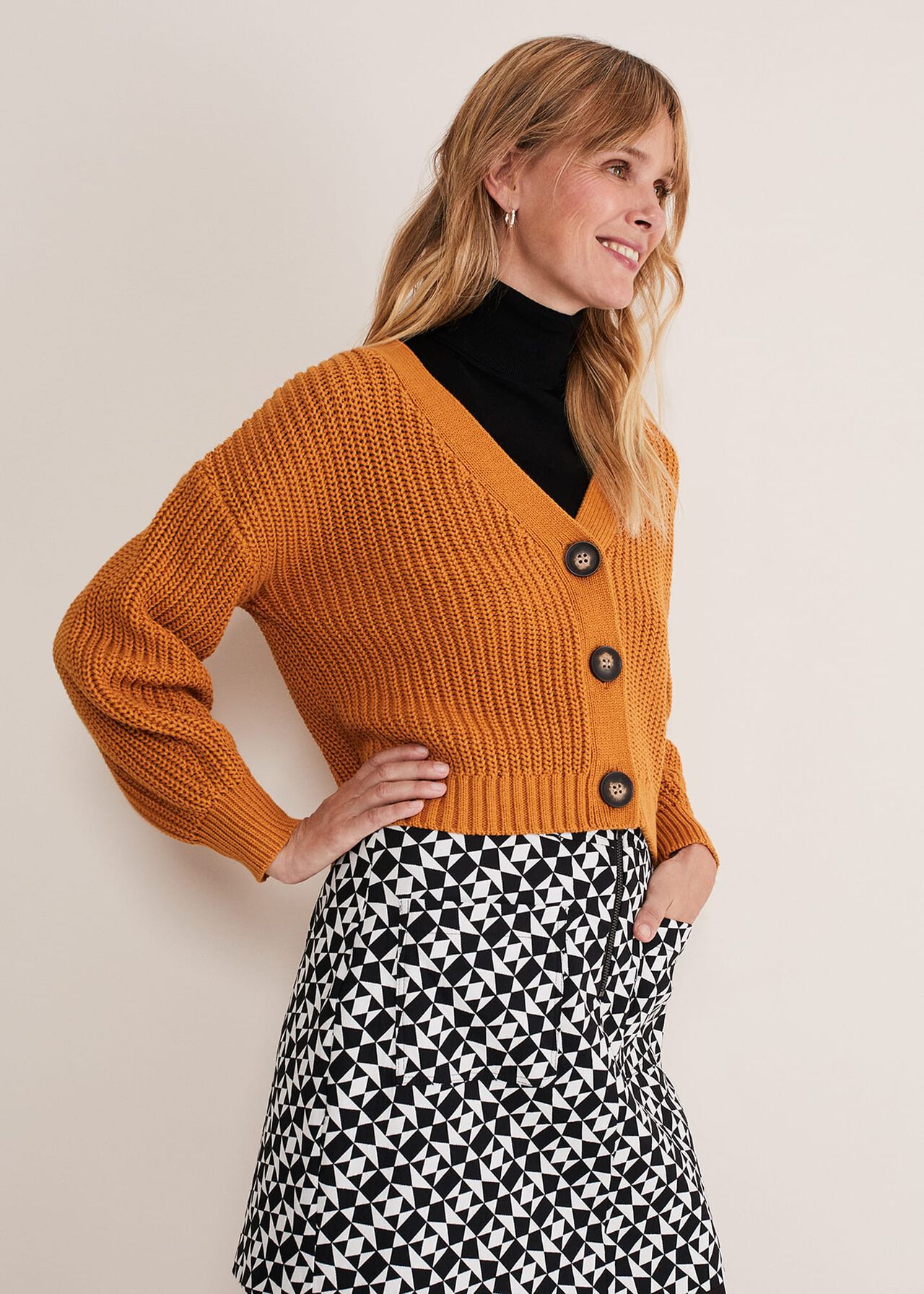 Vika Short Chunky Cardigan | Phase Eight UK