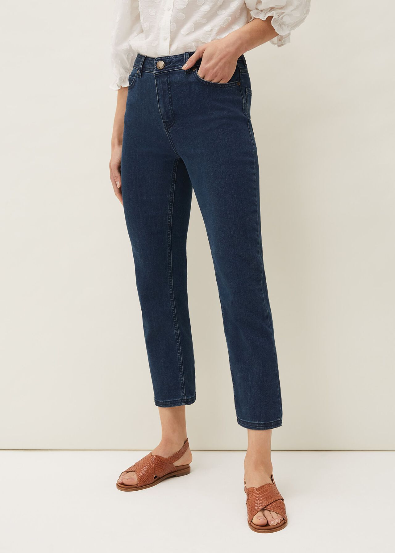 Elsie Cropped Kick Flare Jeans