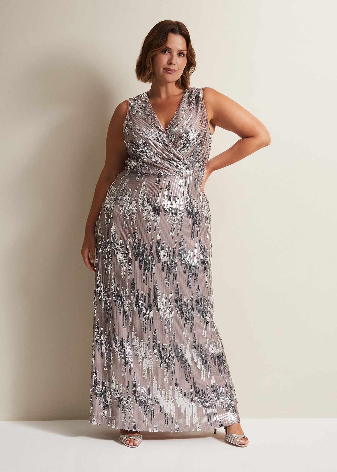 Daphne Sequin Maxi Dress | Phase Eight UK