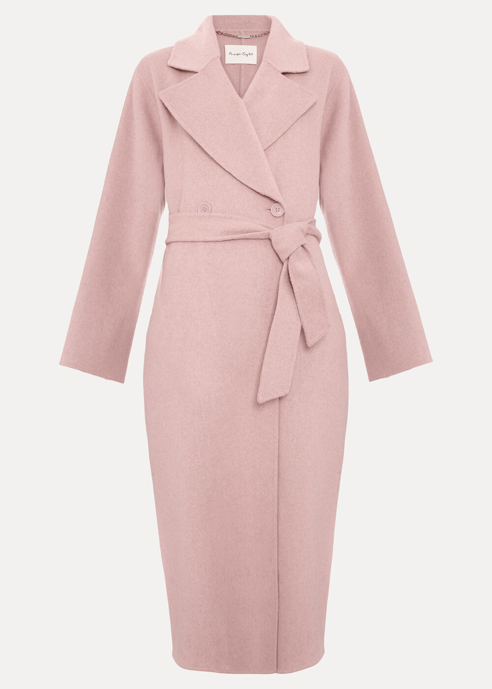 Darcy Pink Wool Coat | Phase Eight UK