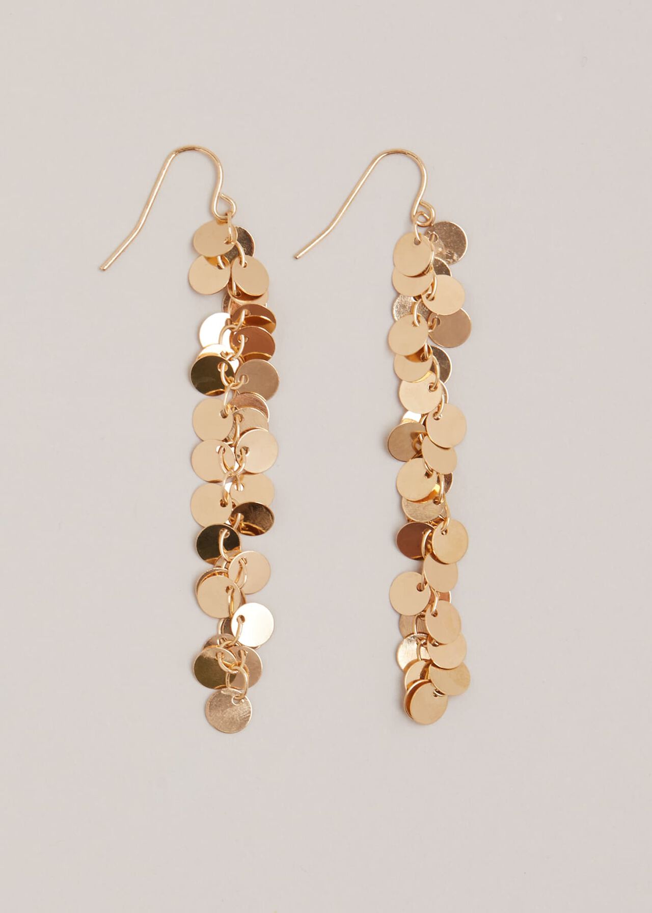Gold Cluster Drop Earrings | Phase Eight UK