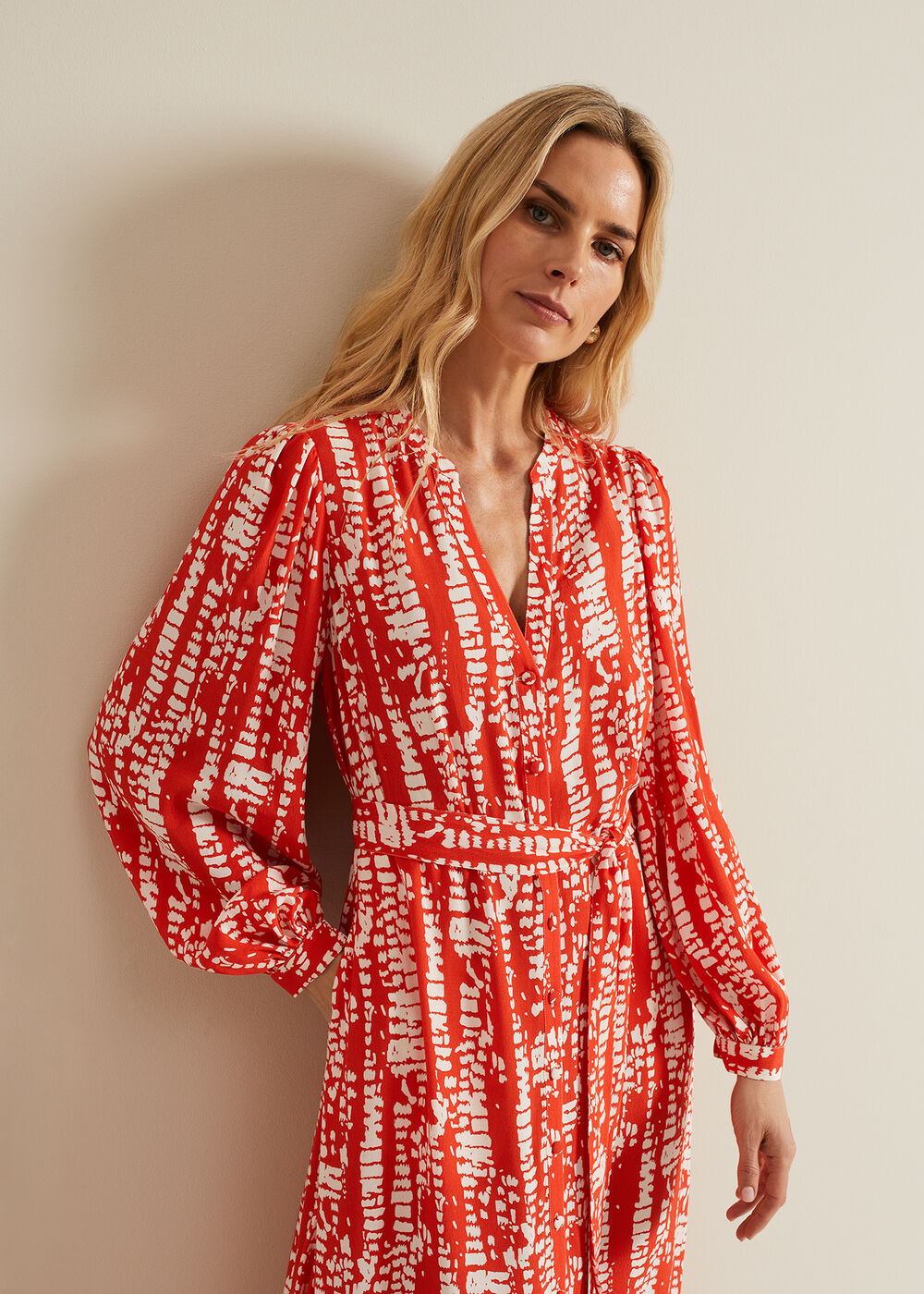 Louisa Abstract Maxi Dress | Phase Eight UK