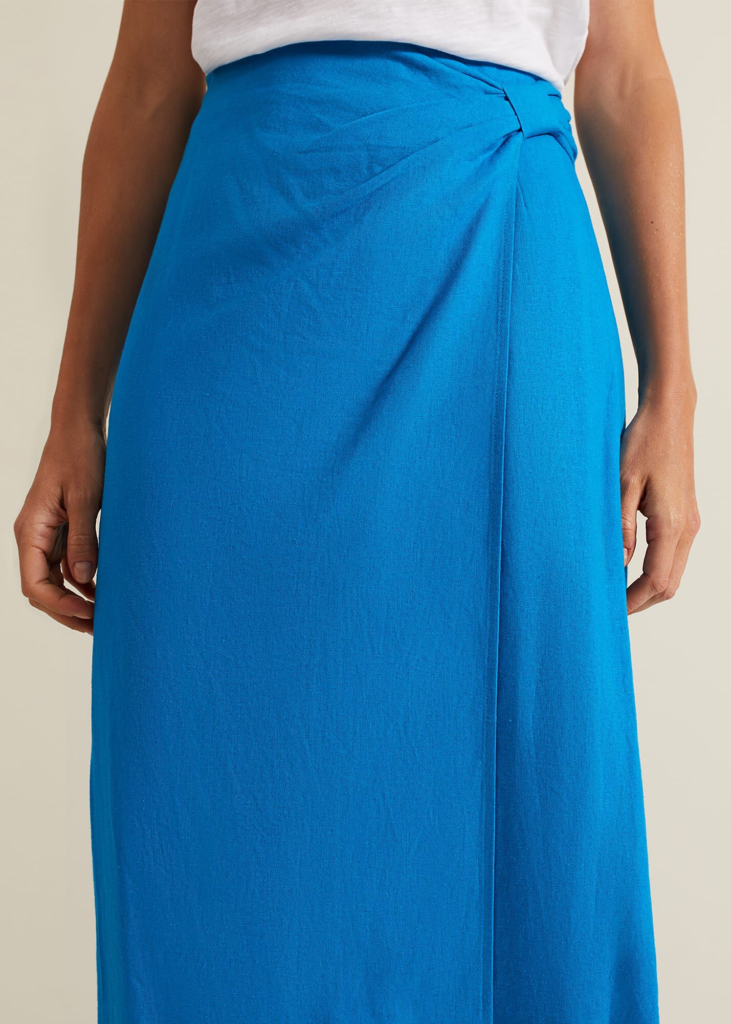 Hayden Linen Wrap Skirt | Phase Eight UK