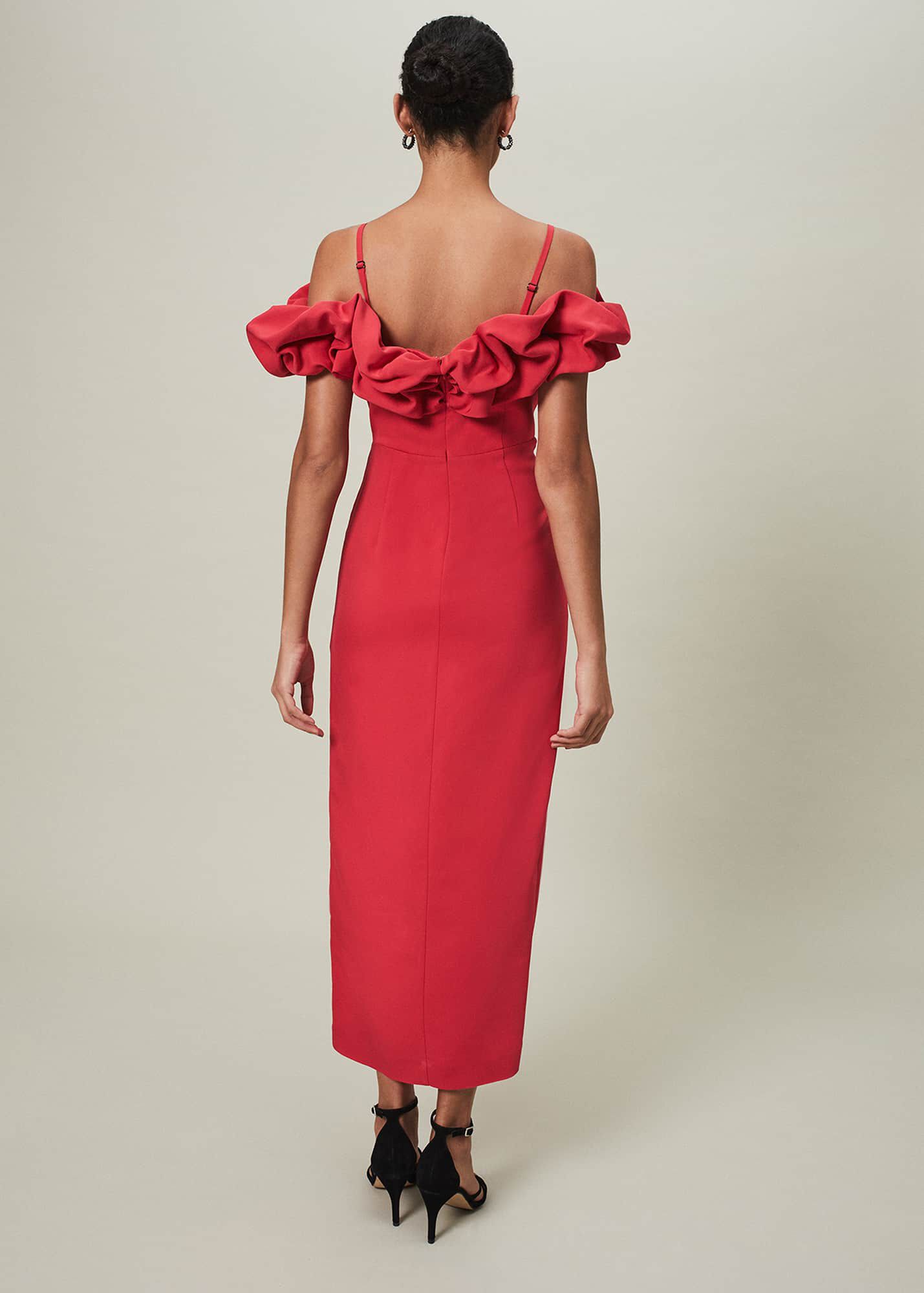 Mallory Off The Shoulder Midaxi Dress | Phase Eight UK