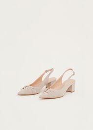 Giselle Block Heel Court Shoes | Phase Eight UK