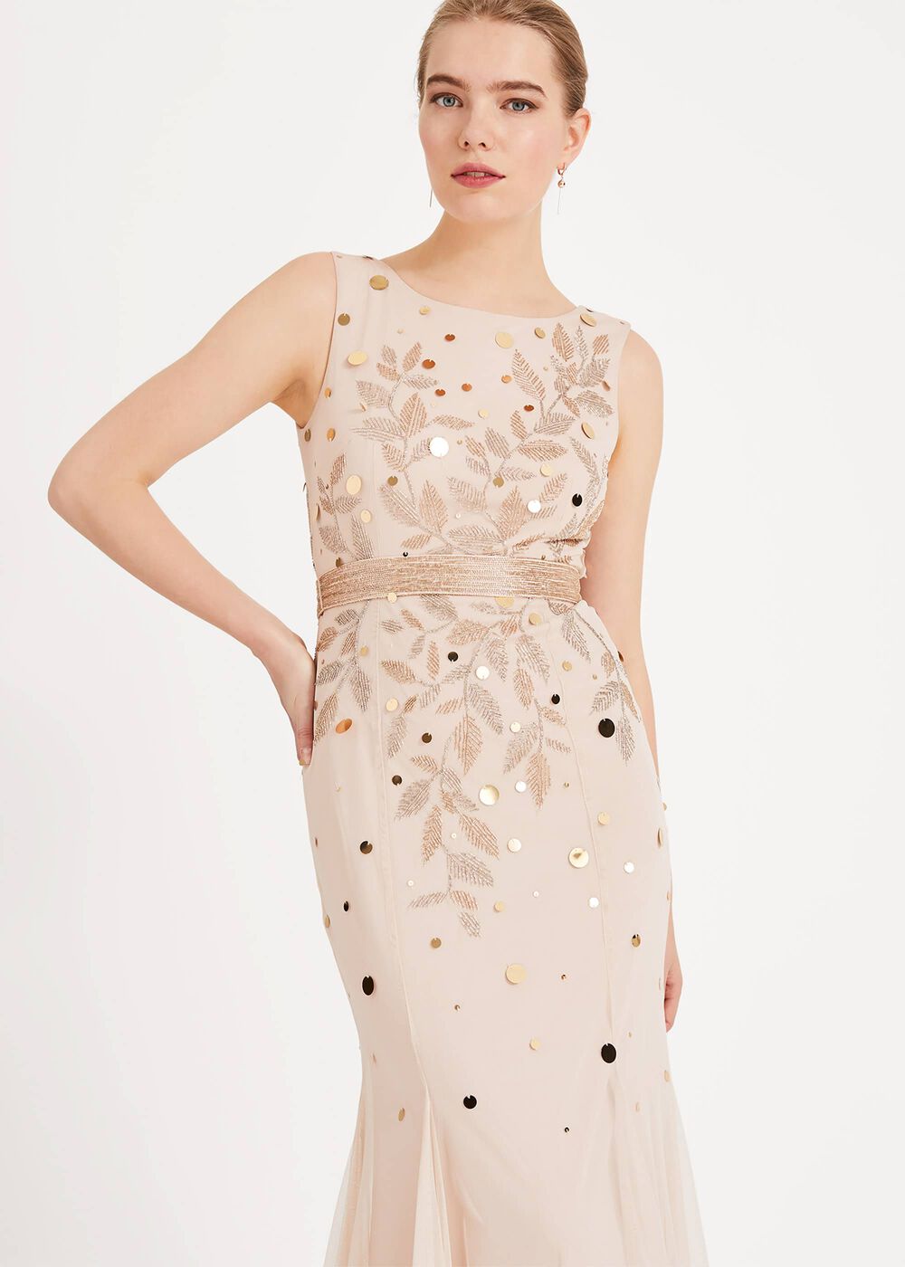 Florence Beaded Maxi Dress | Phase Eight UK