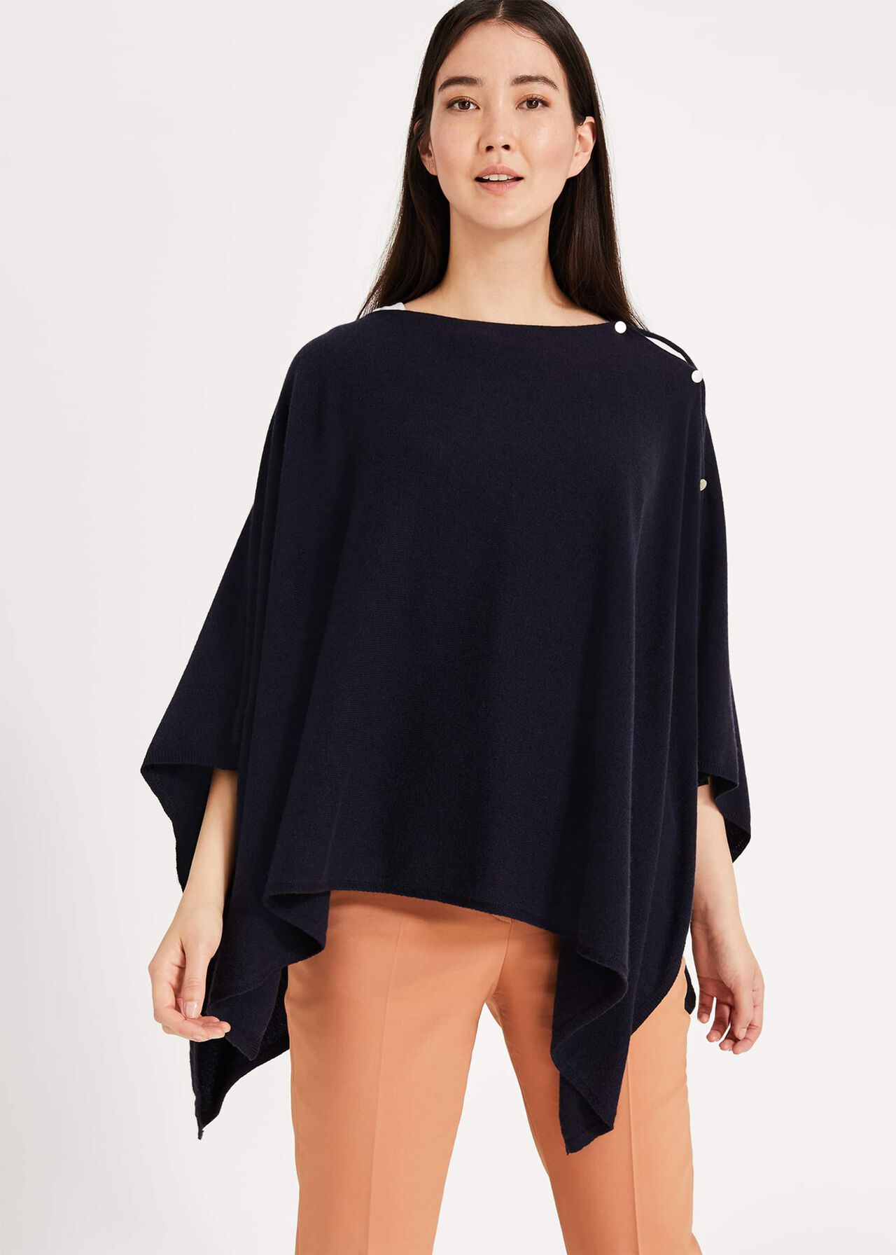 Noa Cashmere Blend Poncho | Phase Eight UK