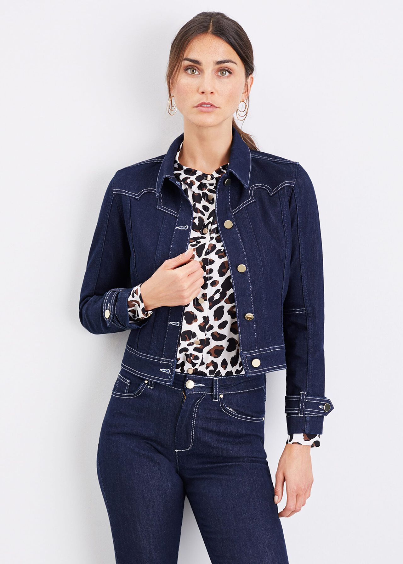 Kandra Smart Denim Jacket | Phase Eight UK