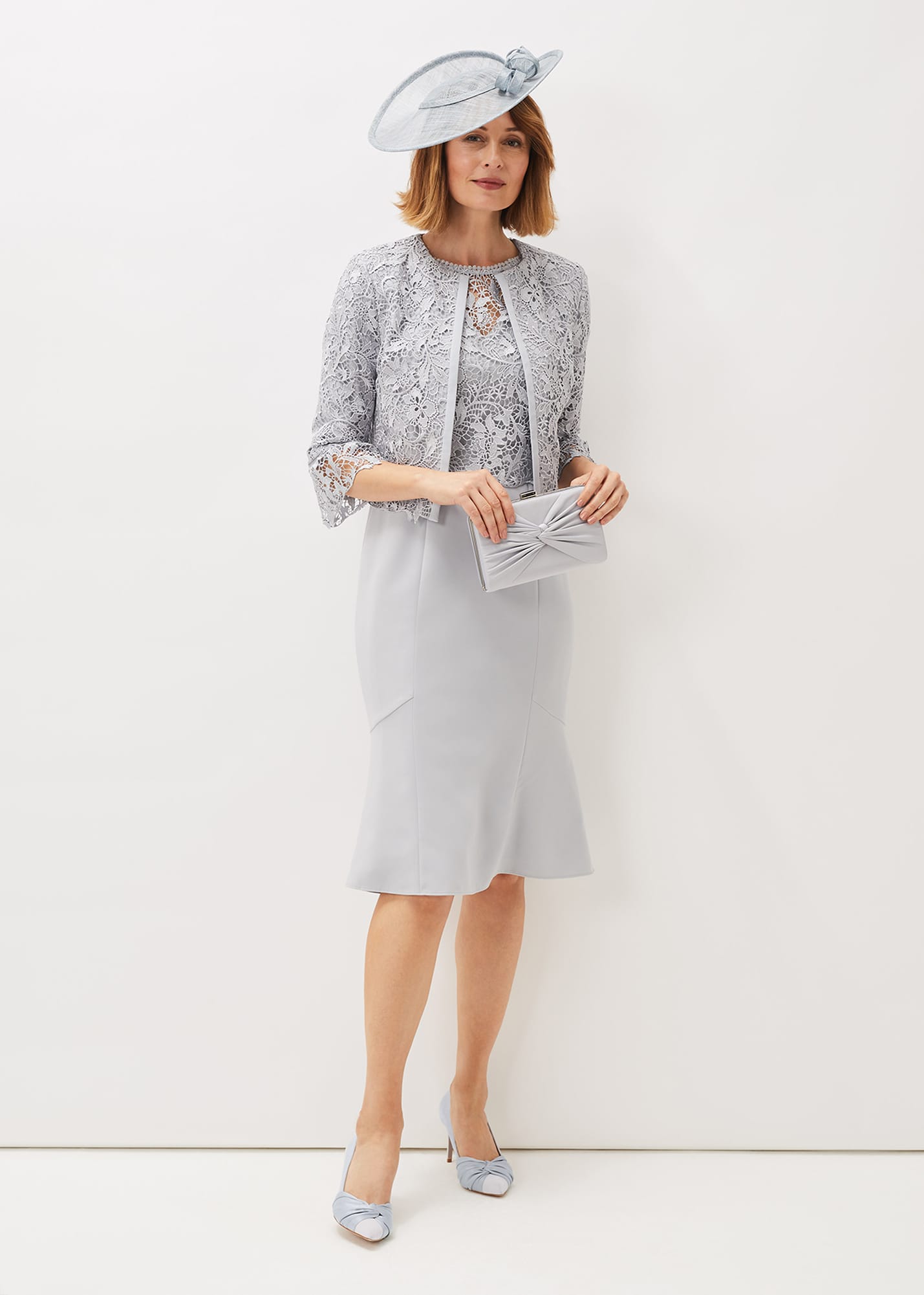 Dress and Coat Wedding Outfits Matching Dresses & Jackets 2 Piece Suits