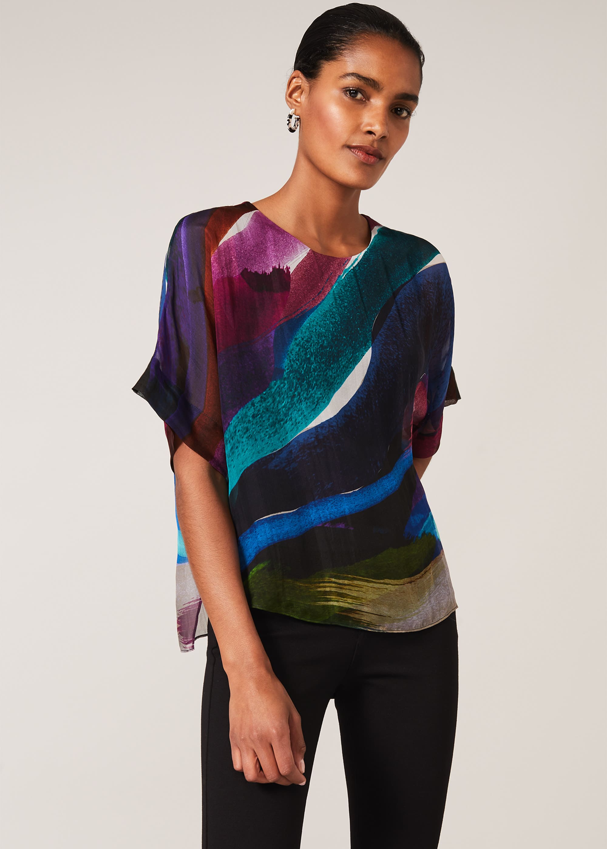 Silk Blouses Mother of the Bride Evening Occasionwear Tops Tunics